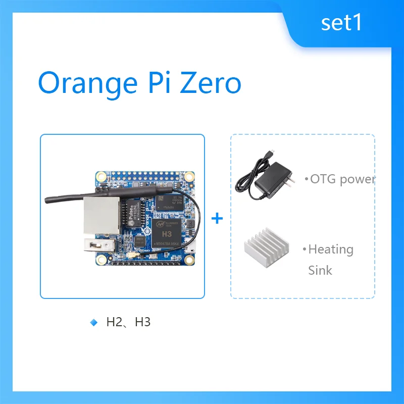 Orange Pi Zero 512MB H2 H3,Open Source Single Board Computer, Run Android 4.4, Ubuntu, Debian ...