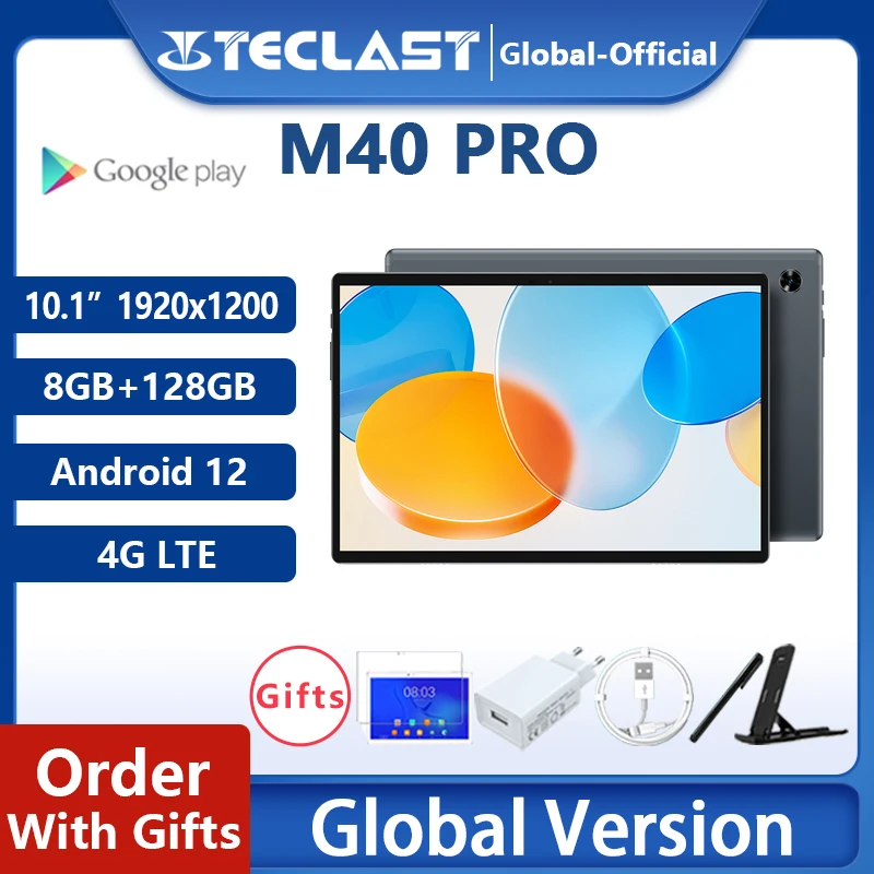 Teclast M40 Pro 10.1 ''Tablet 1920x1200 UNISOC T616 Octa Core 8GB RAM ...