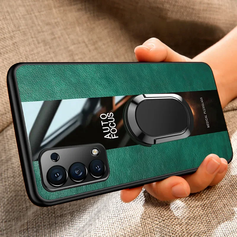 Capa De Telefone De Couro Para Oppo Reno 3 4 5 Pro Plus 4z 5z Find