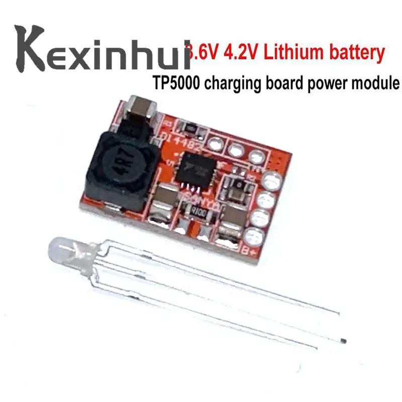 TP5000 DC 4.5v-9v 4.2V/3.6V 1A Lithium Battery Charging Board Lithium ...