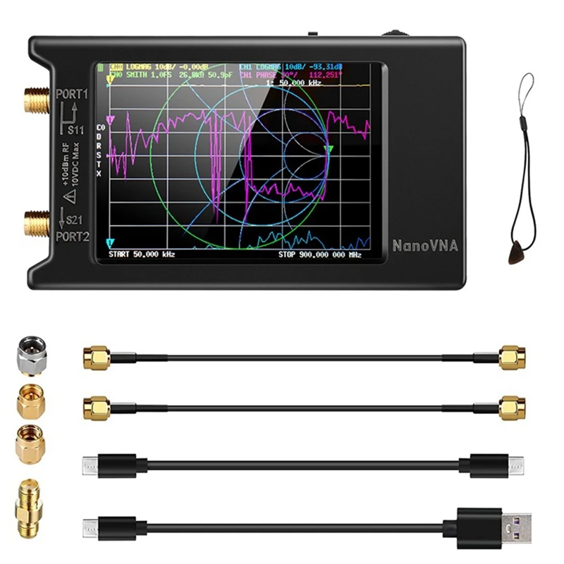Nanovna-H-Vector-Netzwerk-Antenne-Analyzer-10Khz-1-5-Ghz-MF-HF-VHF-UHF ...
