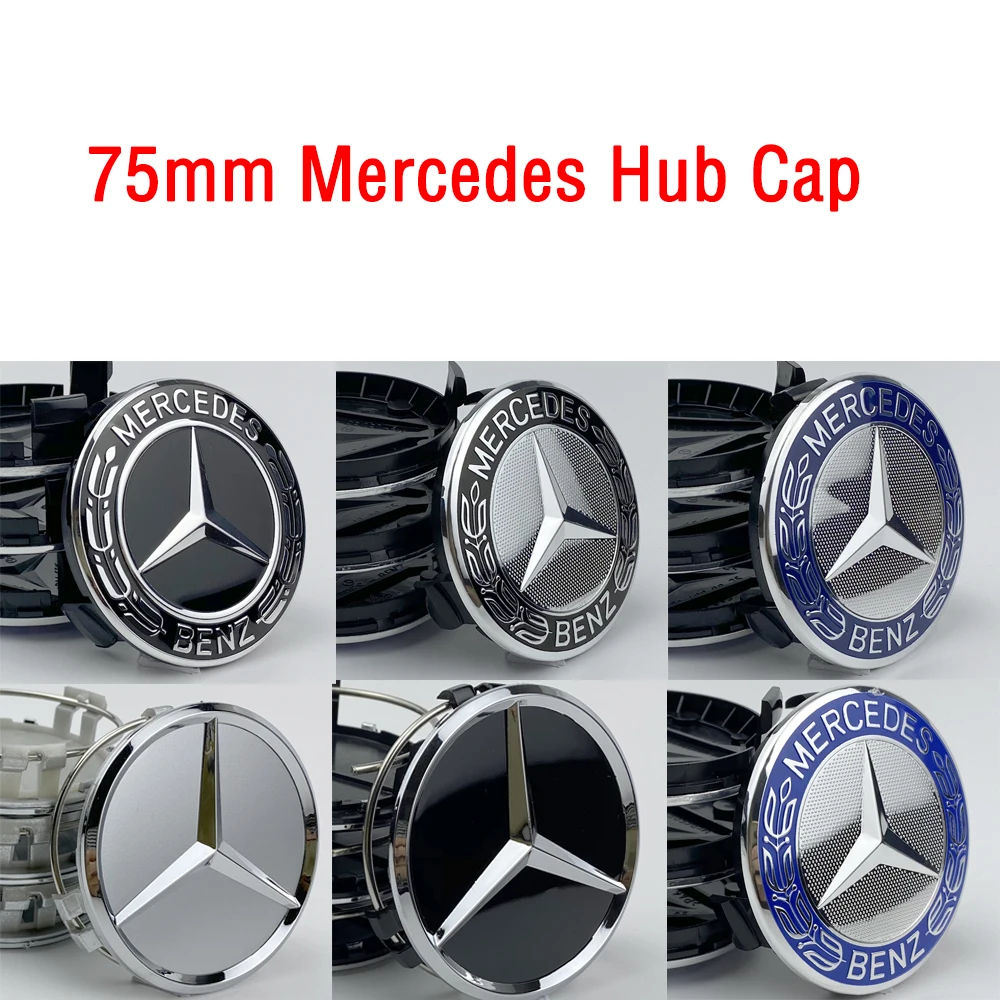 75MM-Car-Styling-Wheel-Center-Covers-Hub-Caps-Replacement-For-Mercedes ...