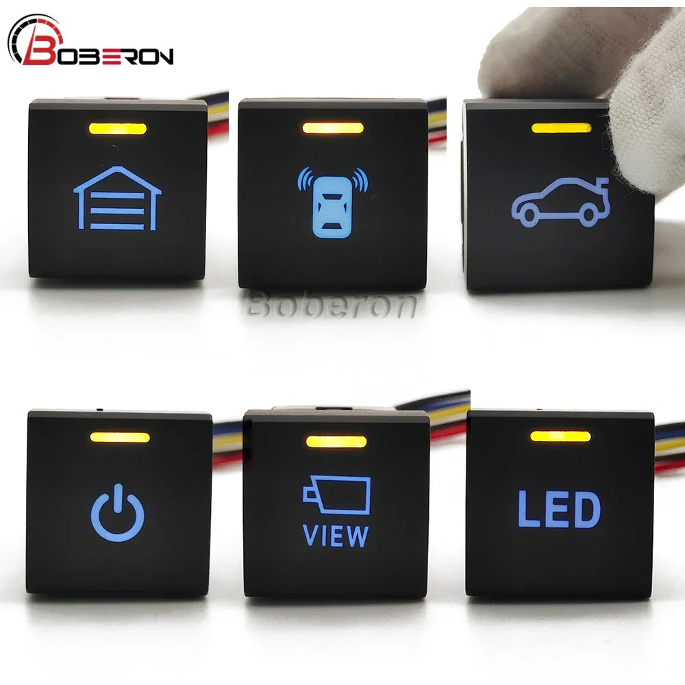 1-Pc-Car-LED-Light-Power-On-Off-Camera-View-Trunk-Switch-Button-For ...