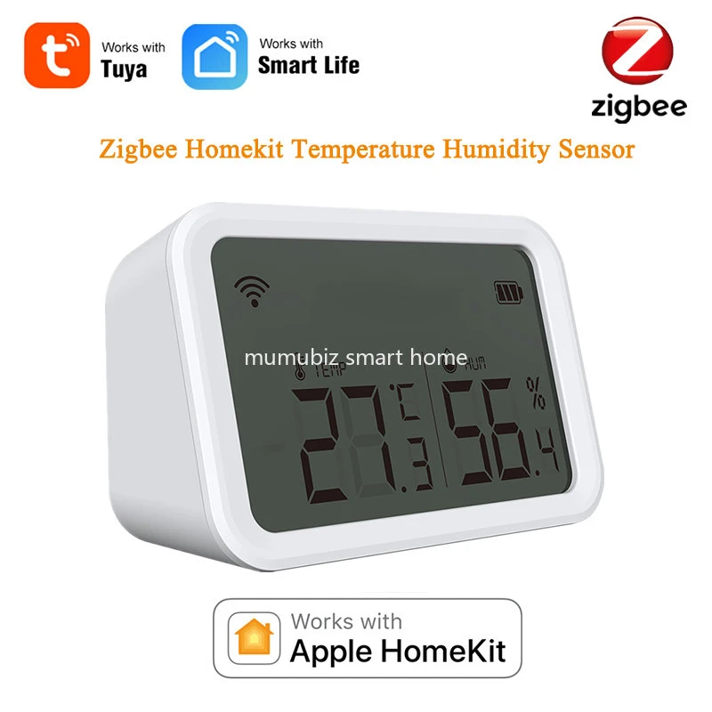 Tuya Smart Homekit And Zigbee Temperature And Humidity Two-in-one Smart ...