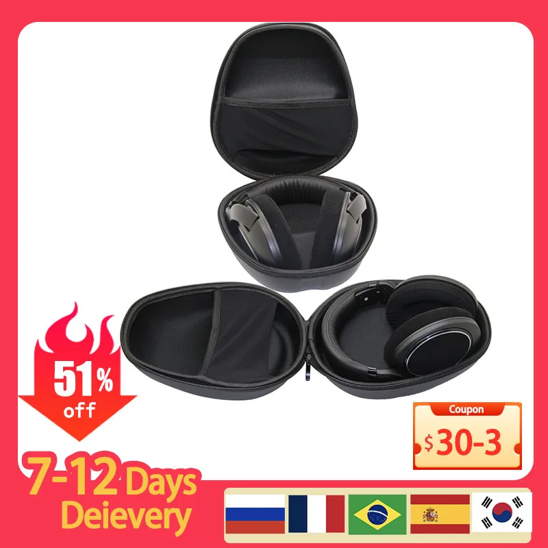 Headphone-Case-Hard-For-Sennheiser-HD598-HD580-HD558-HD559-HD569-HD579 ...