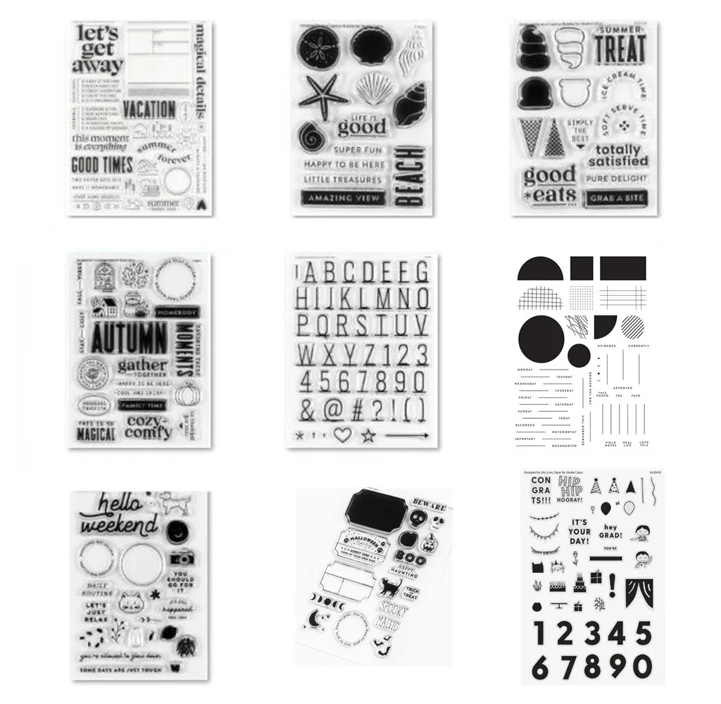 NEW-Letter-Clear-Stamp-Seal-For-DIY-Scrapbooking-Photo-Album-Decorative ...