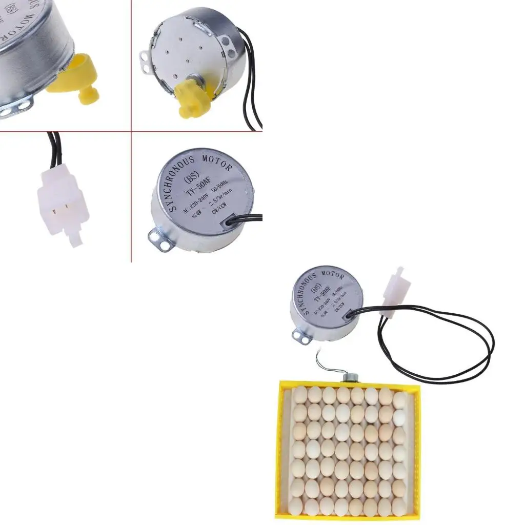 220V AC Chicken Eggs Turner Motor Components For Farm Hatcher Incubator ...