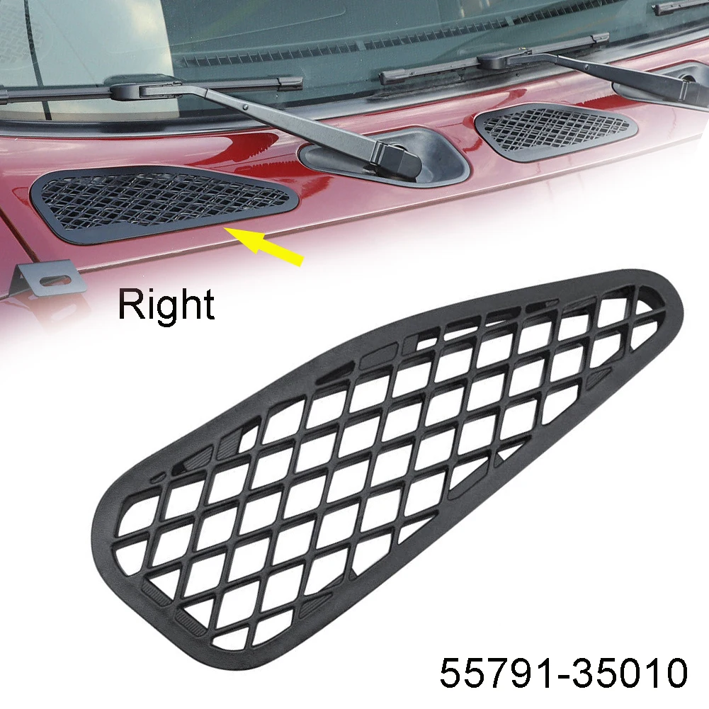 Black-Heater-Duct-Hole-Cover-Air-Hood-Cowl-Grille-55791-35010-55792 ...