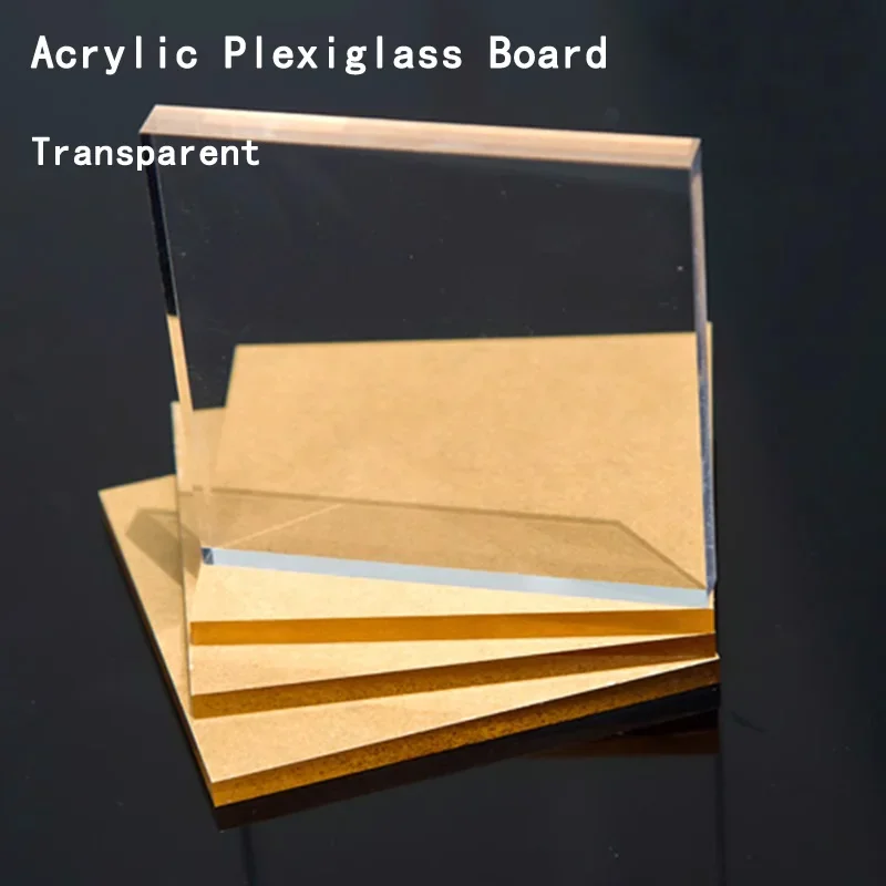 Thick-1-10mm-Acrylic-Plexiglass-Sheet-Clear-Plastic-Board-Transparent-Glass-Plate-polymethyl ...