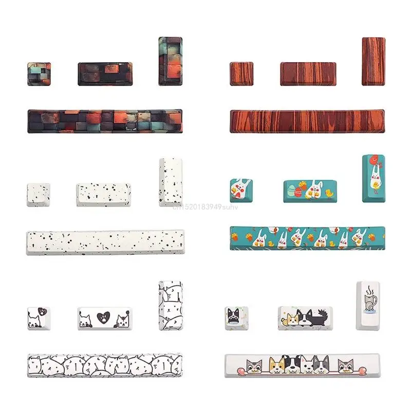 4-Keycap-Set-Keyboards-Custom-Keycaps-6-25U-Five-Sides-4-keys-Dye ...