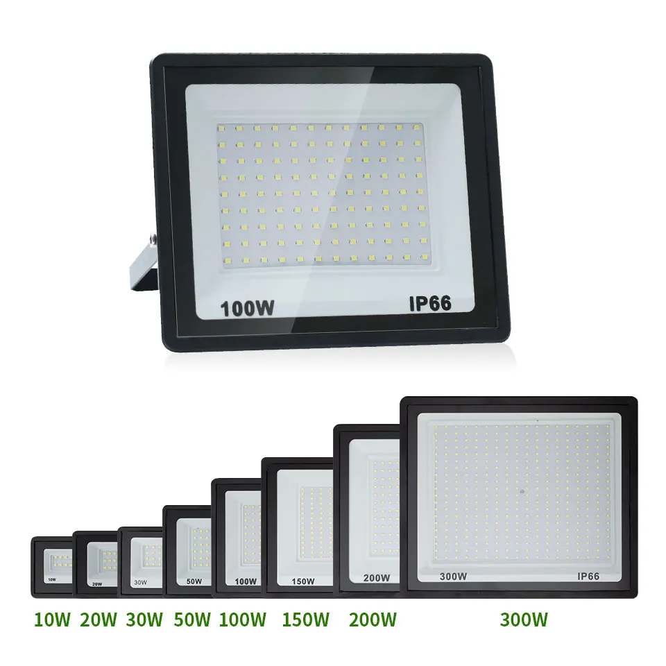 Led-Floodlight-Pir-Bewegingssensor-Ac110-V-220V-Buitenwandlamp-50W-100W-150W-200W-300W-Ip66 ...