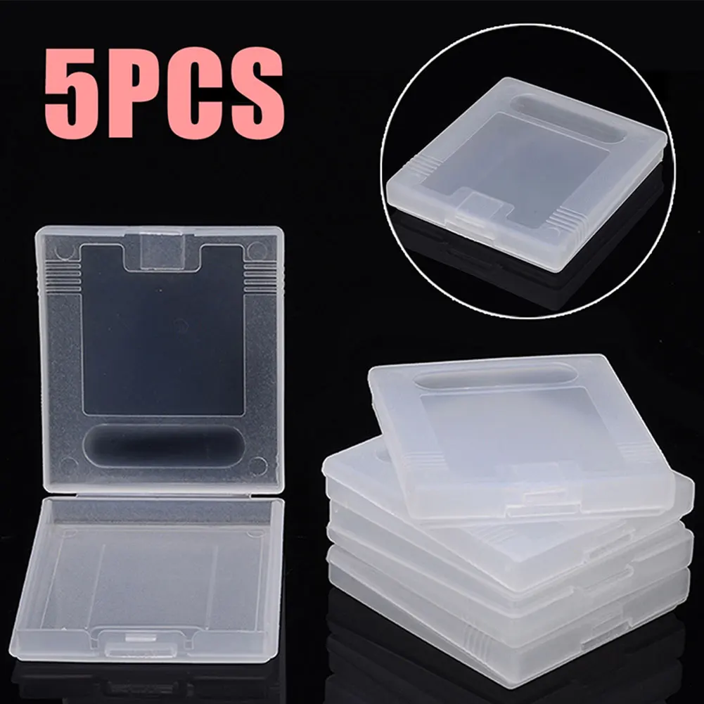 5Pcs-Clear-Plastic-Game-Cartridge-Case-Dust-Cover-For-Nintendo-Game-Boy ...