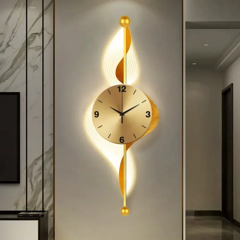 Reloj-de-pared-con-l-mpara-acr-lica-arte-Digital-silencioso-luminoso ...