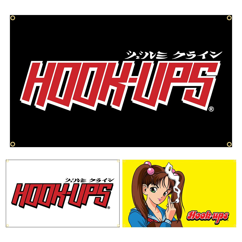 90x150cm-Hook-Ups-Skateboards-Flag-Polyester-Printed-Garage-Decoration ...