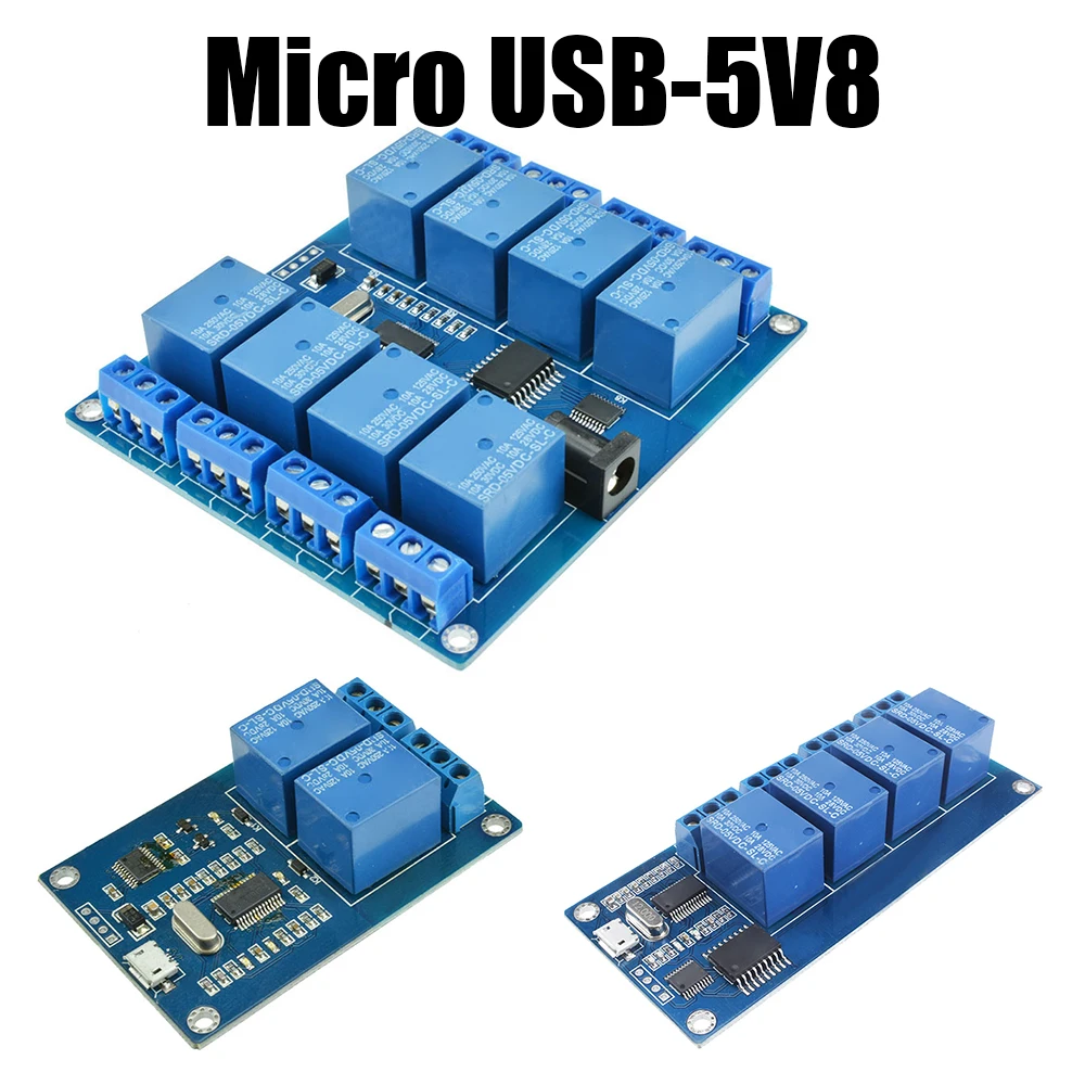 2-4-8-Type-Channel-Semiconductor-Chip-Housings-2-4-8-Channel-USB-Relay ...