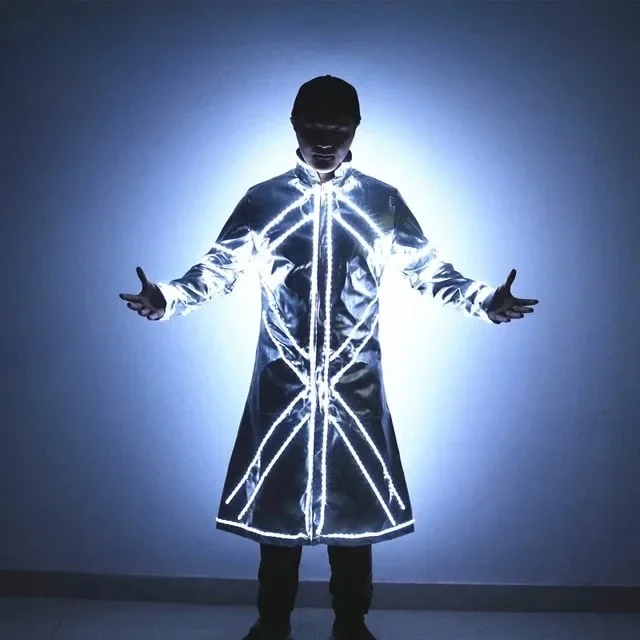Trajes-fluorescentes-de-baile-para-fiesta-de-Halloween-ropa-con-luces ...