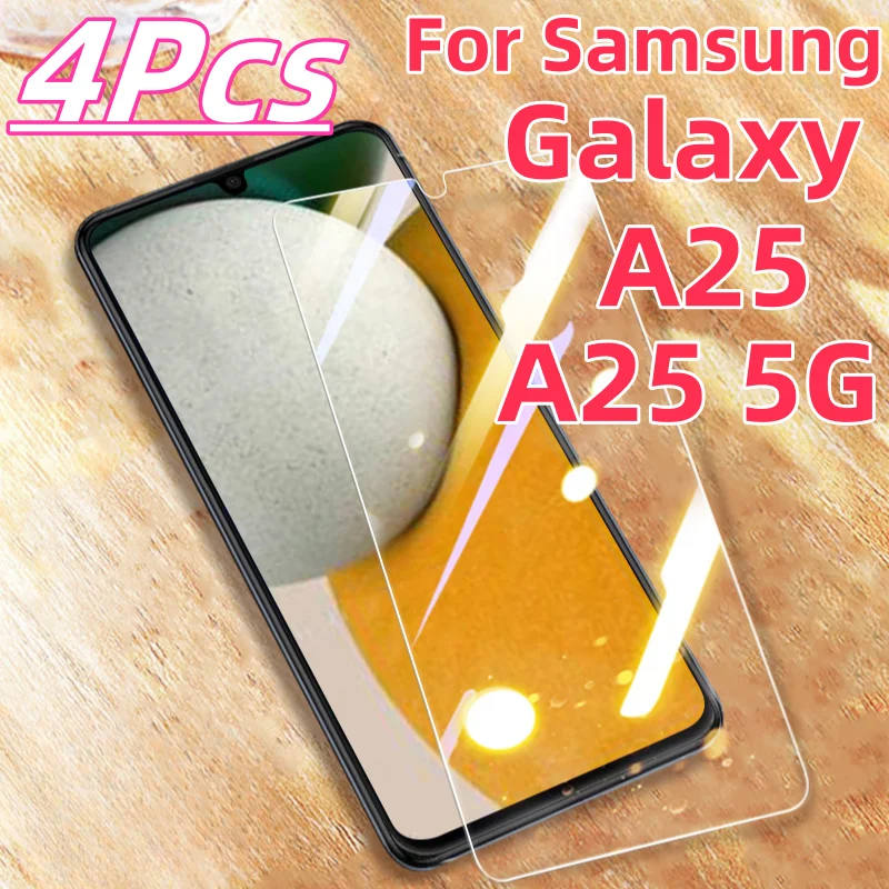 2Pcs-4Pcs-10D-Tempered-Glass-For-Samsung-Galaxy-A25-A25-5G-Screen ...
