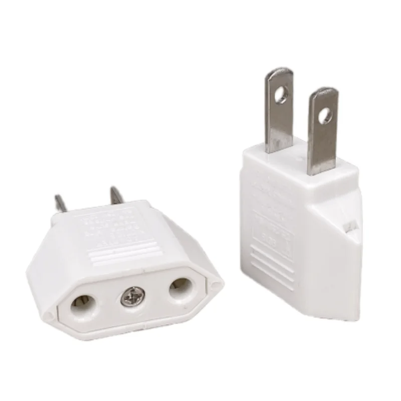US Power Adapter Euro European EU To US American Travel Adapter 2Pin AC ...