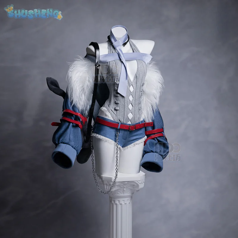 Ayanami Rei EVA Cosplay figure Costume Girl Rock Band Top shorts jacket ...