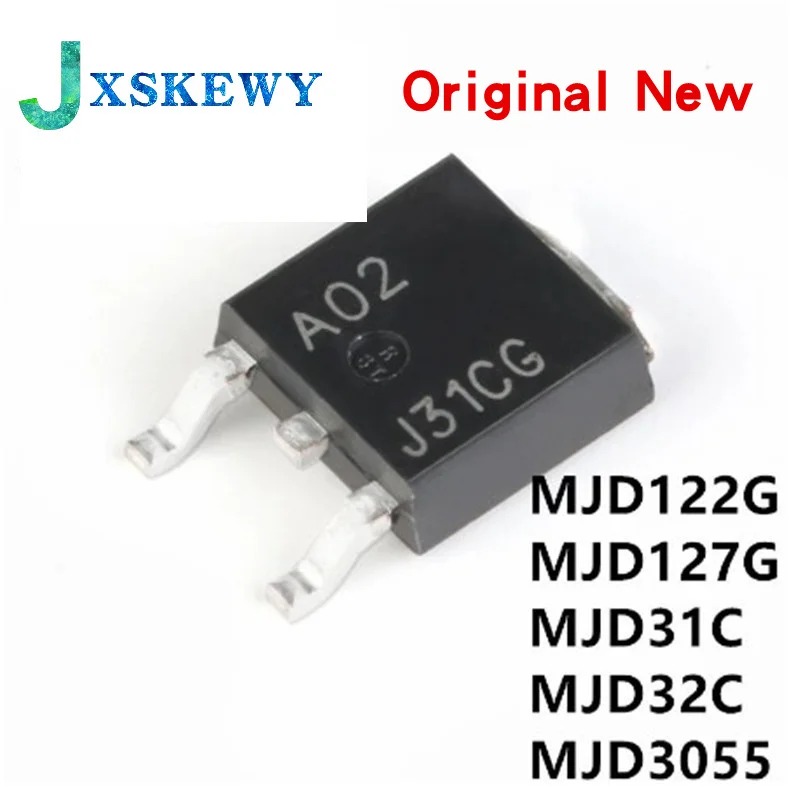 10-piezas-MJD122G-MJD127G-J122G-J127G-MJD122-MJD127-TO-252-MJD31C-J31C ...