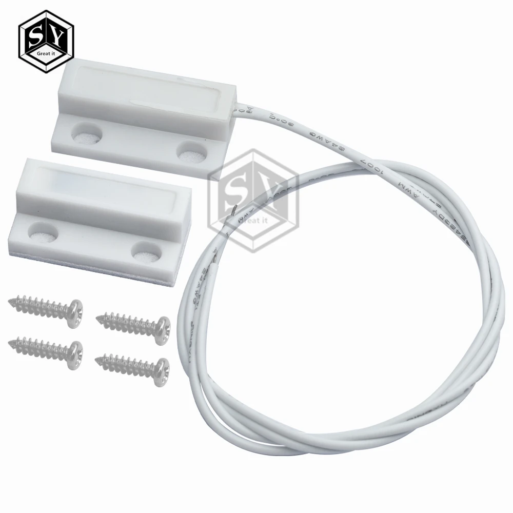 MC-38 MC38 Wired Door Window Sensor 30mm Wire Lengthen Randomly ...