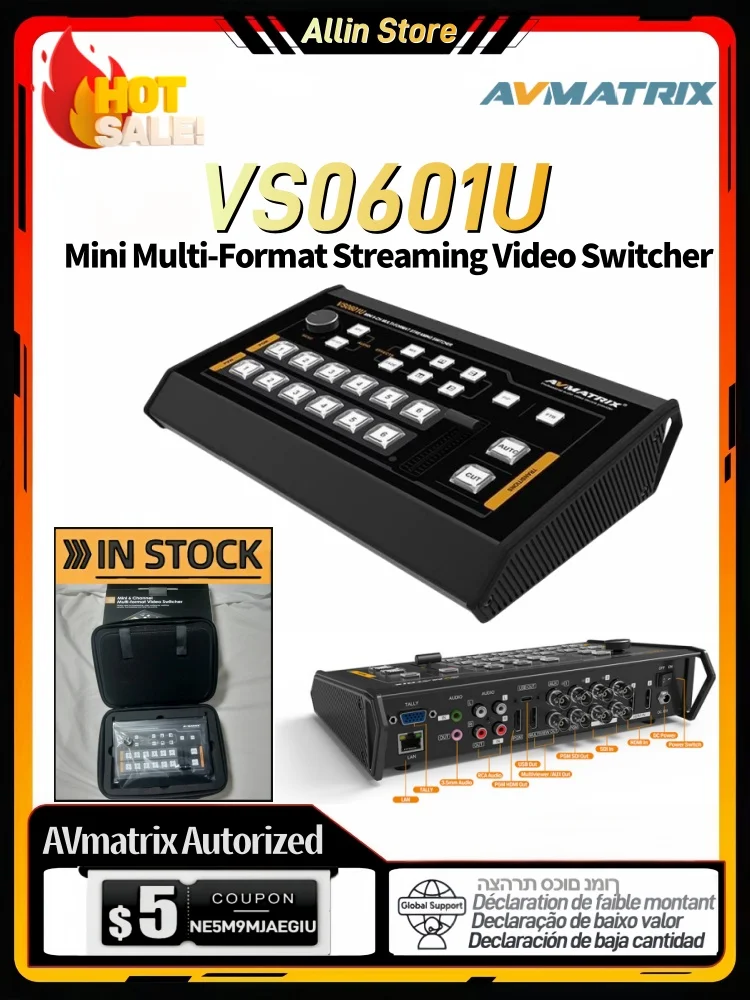 Avmatrix-VS0601U-Mini-6CH-SDI-HDMI-compatibleI-Multi-format-Live-Stream-Switcher-for-Video-Movie ...