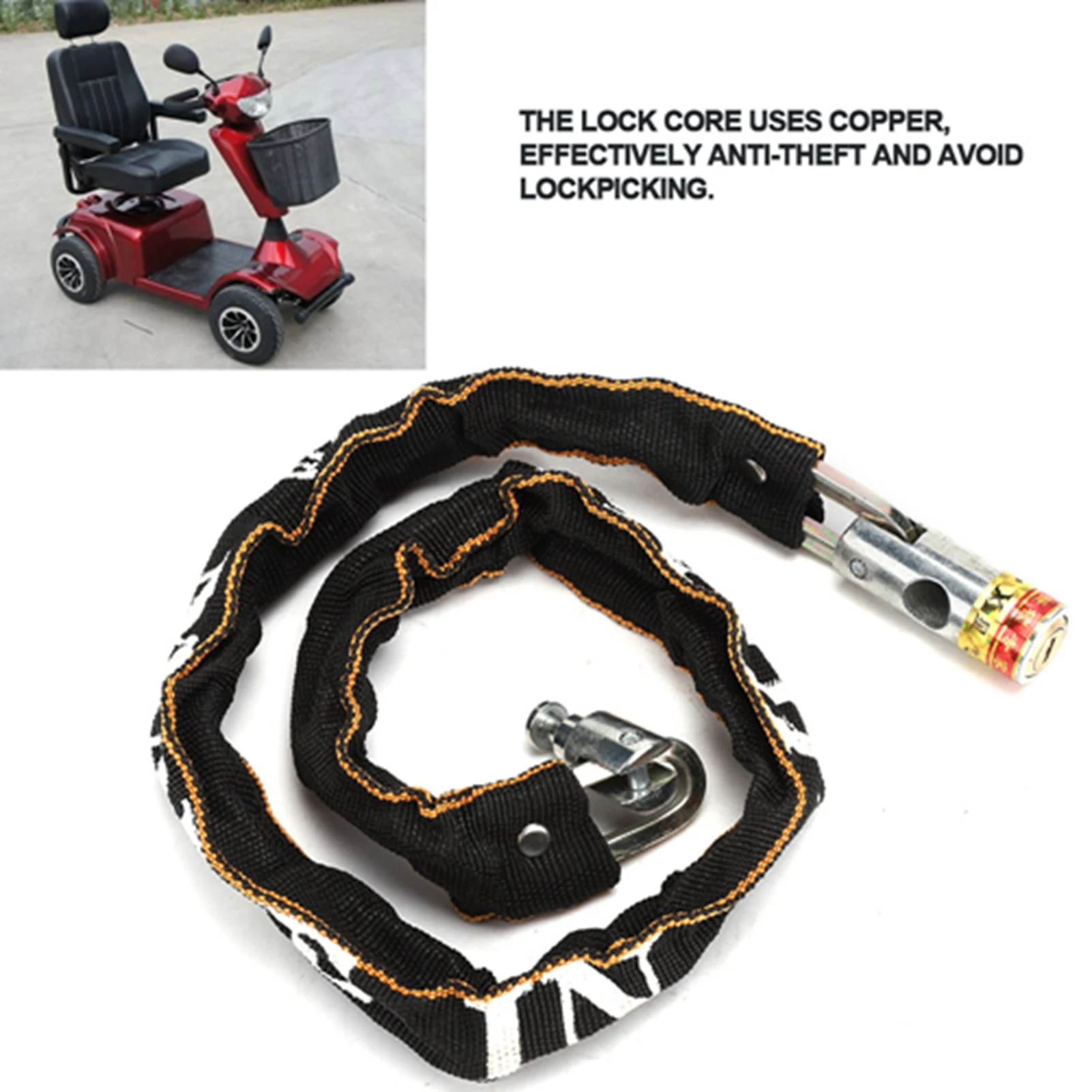 Mobility-Scooter-Chain-Lock-Anti-Theft-Motorcycle-Mobility-Scooter ...