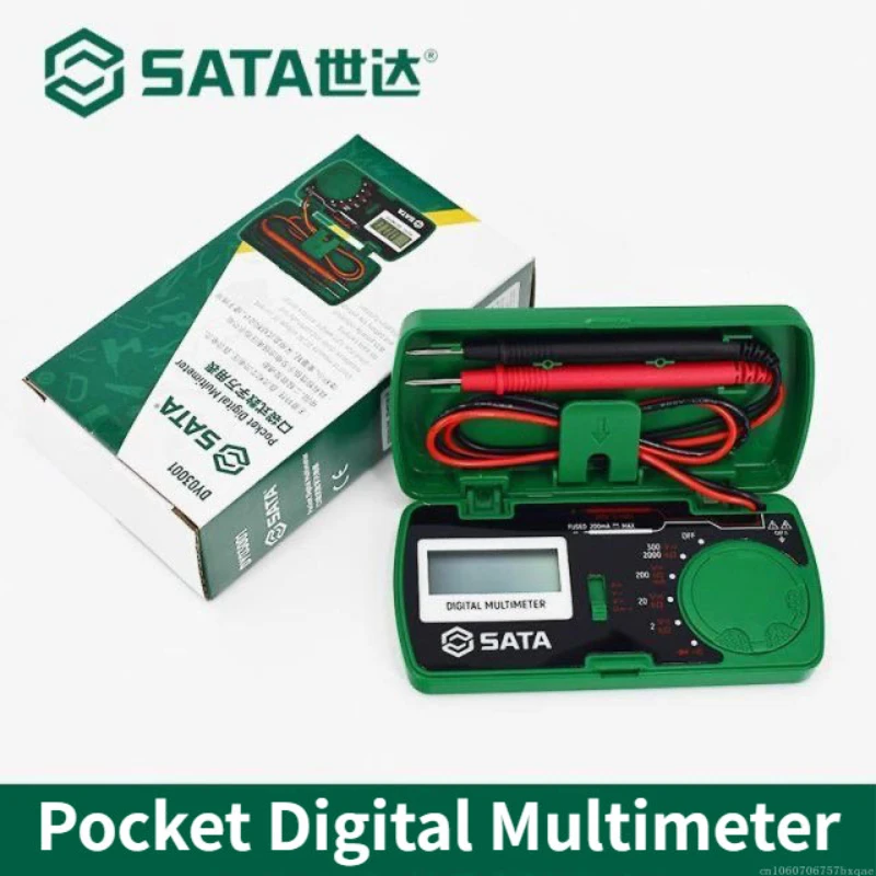 Sata Multimeter Full Range Overload Protection AC and DC Voltage Mini ...