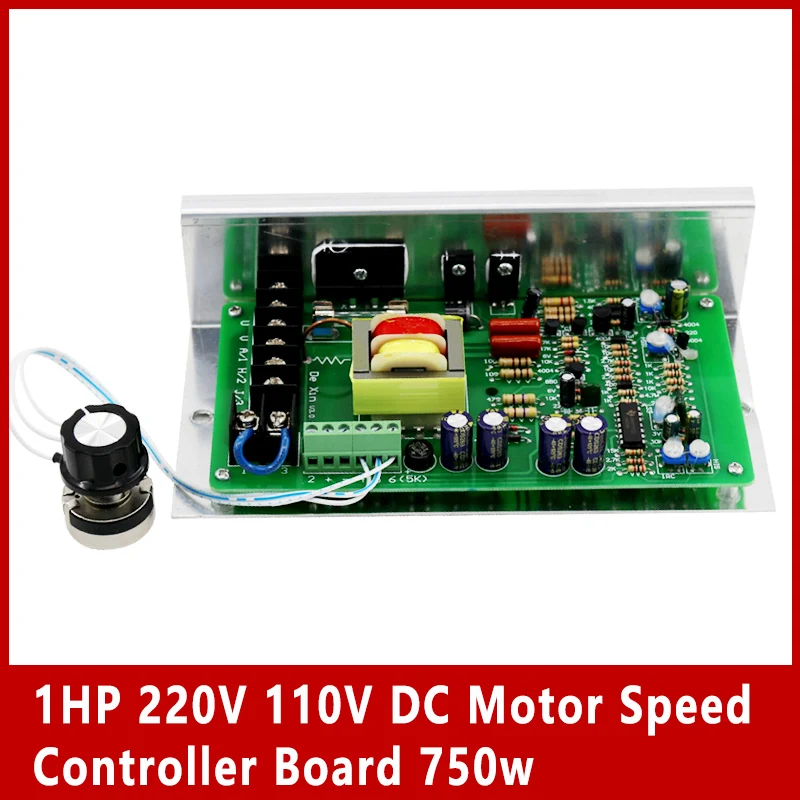 1HP-220V-110V-DC-Motor-Speed-Controller-Board-750w-Motor-Governor-Dual ...