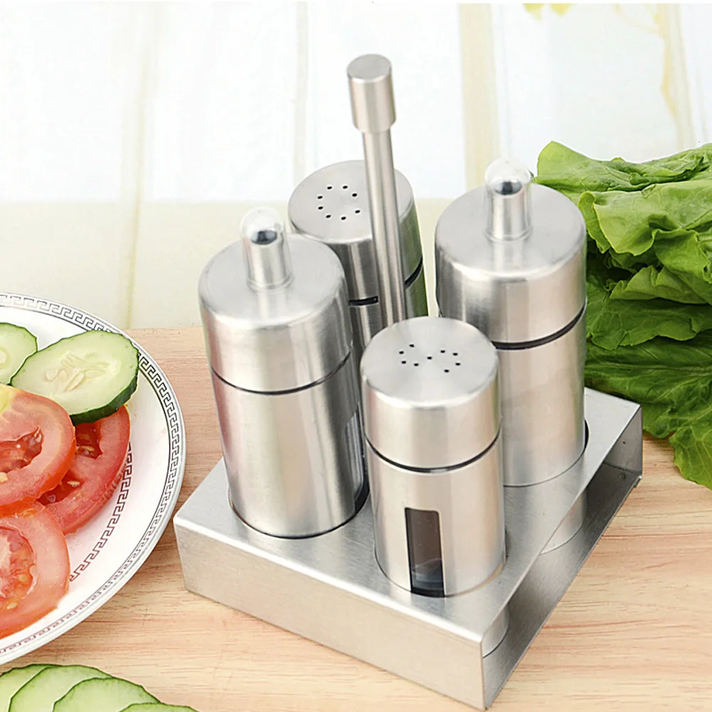 Condiment-Bottle-Seasoning-Bottle-Spice-Container-Stainless-Steel-Salt ...