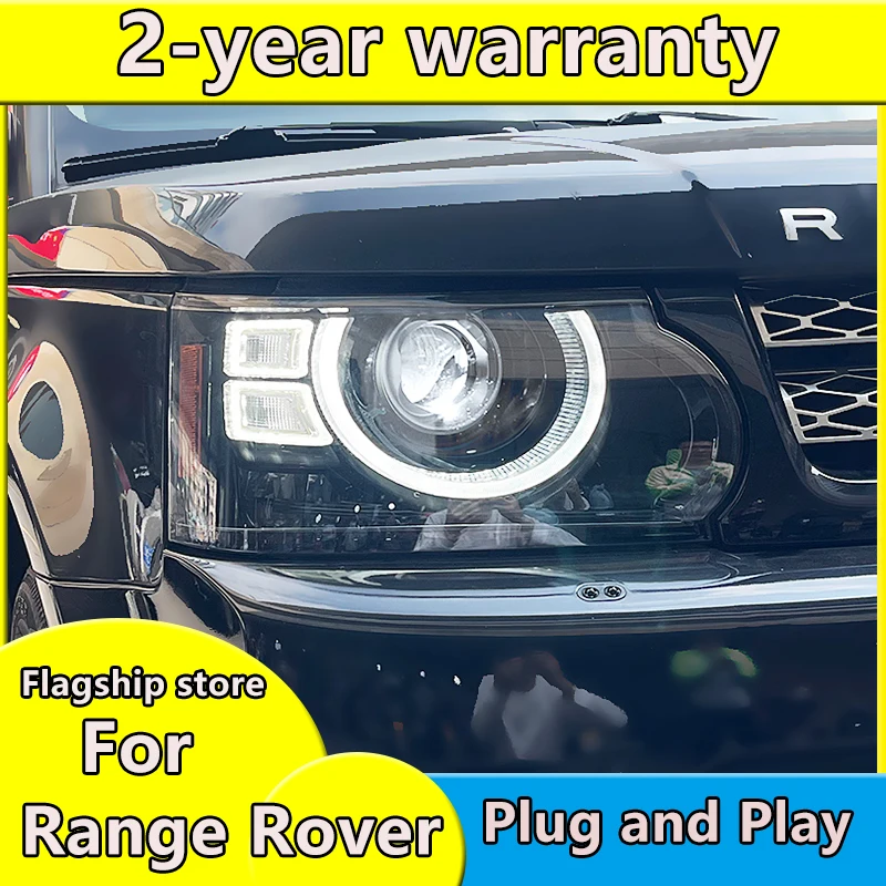 Head Lamp for Range Rover LED Headlight 2005-2013 Headlights Range ...