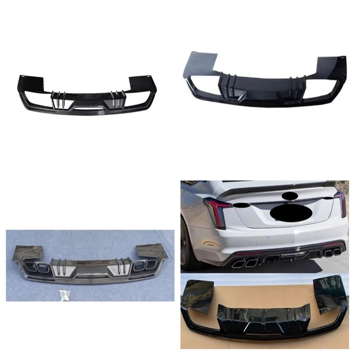 Body-Kit-Rear-Lip-Tail-Throat-Assembly-for-Cadillac-CT5-modified-Auto ...