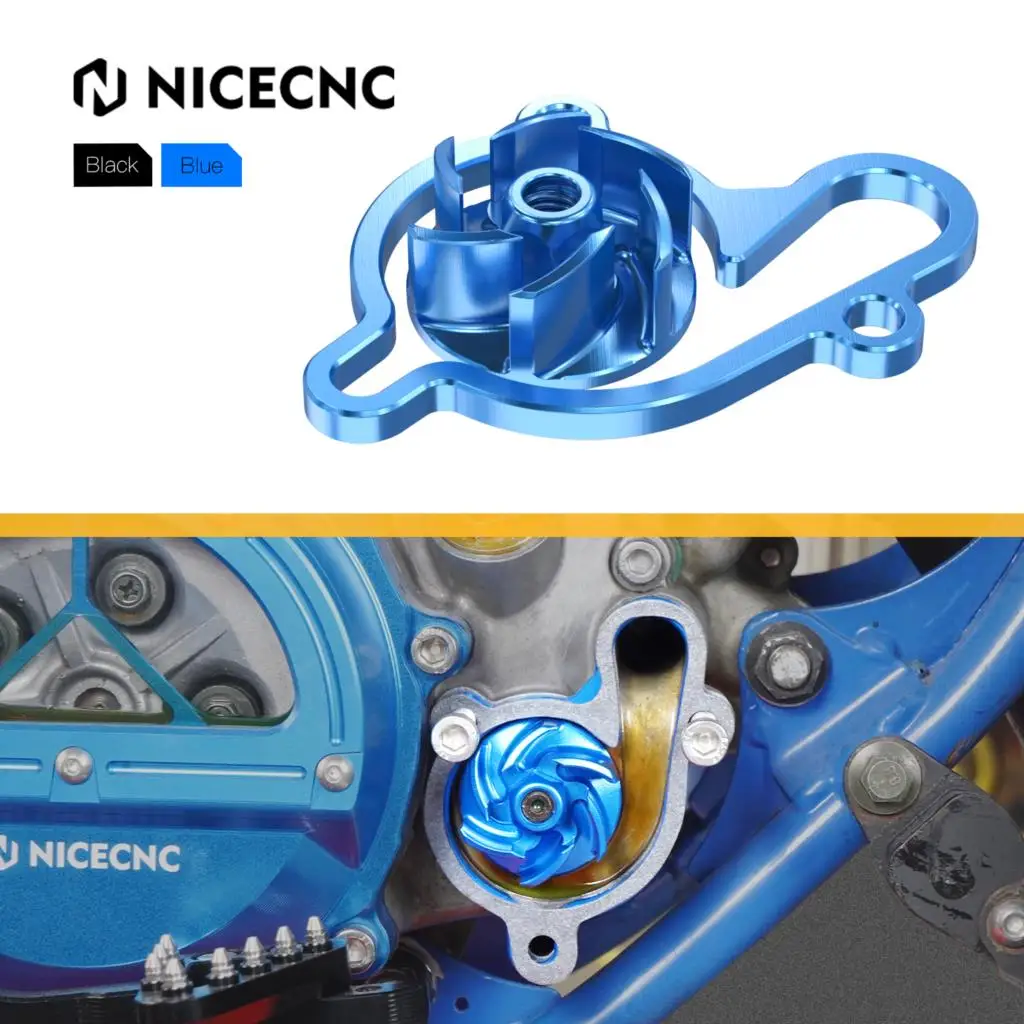 CNC-Motorcycle-Oversized-Water-Pump-Impeller-Cooler-Protector-For ...