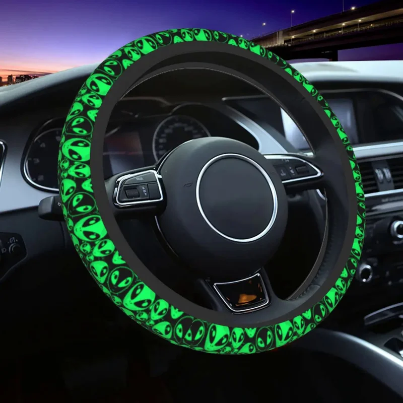 38cm-Steering-Wheel-Covers-Alien-Soft-Car-styling-Colorful-Auto ...