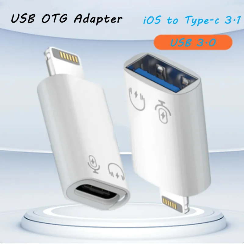 USB-C-To-Lightning-OTG-USB-Adapter-For-iphone-Lightning-To-Type-C-3-1 ...