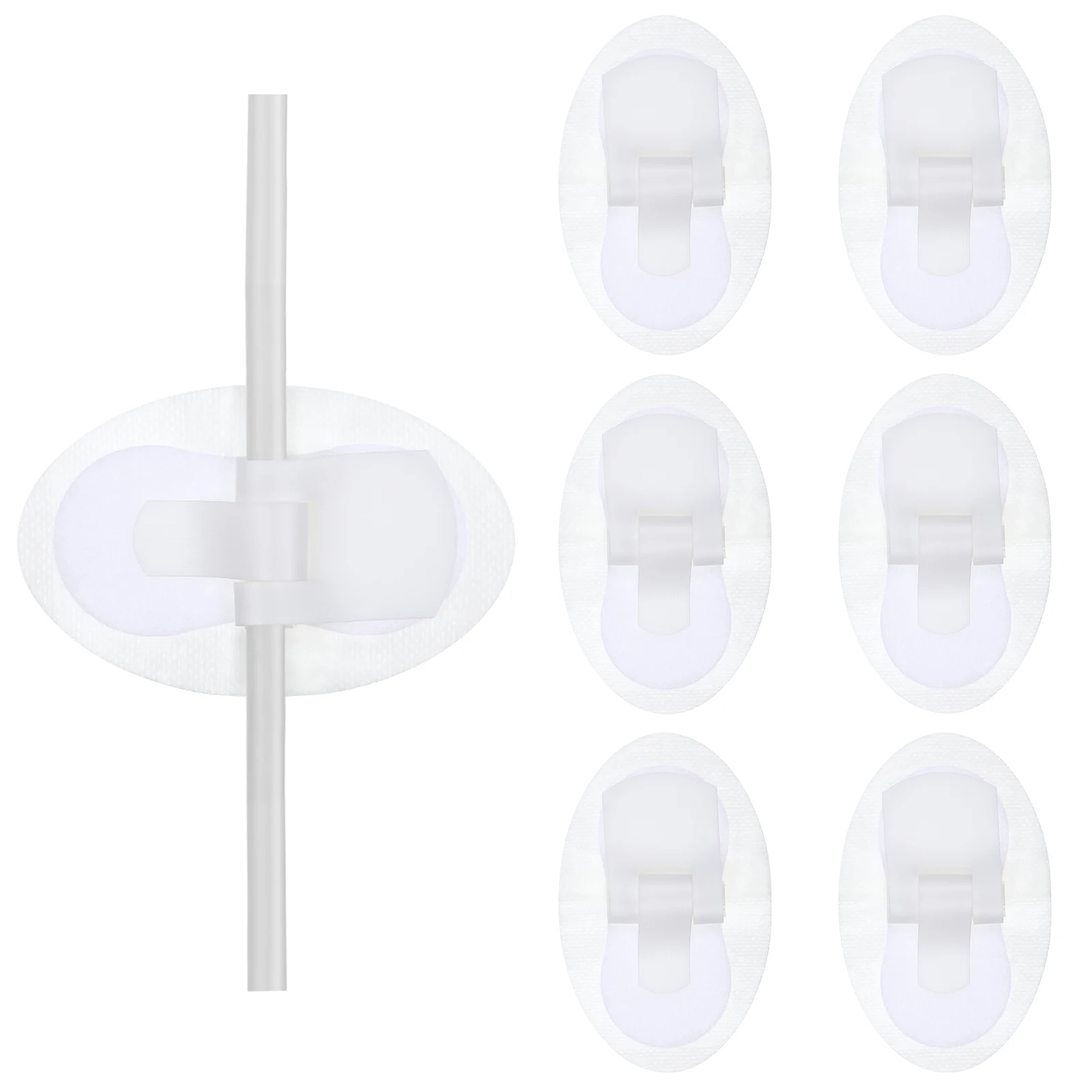 6pcs Catheter Stickers Disposable Tube Fixing Stickers Sterilization ...