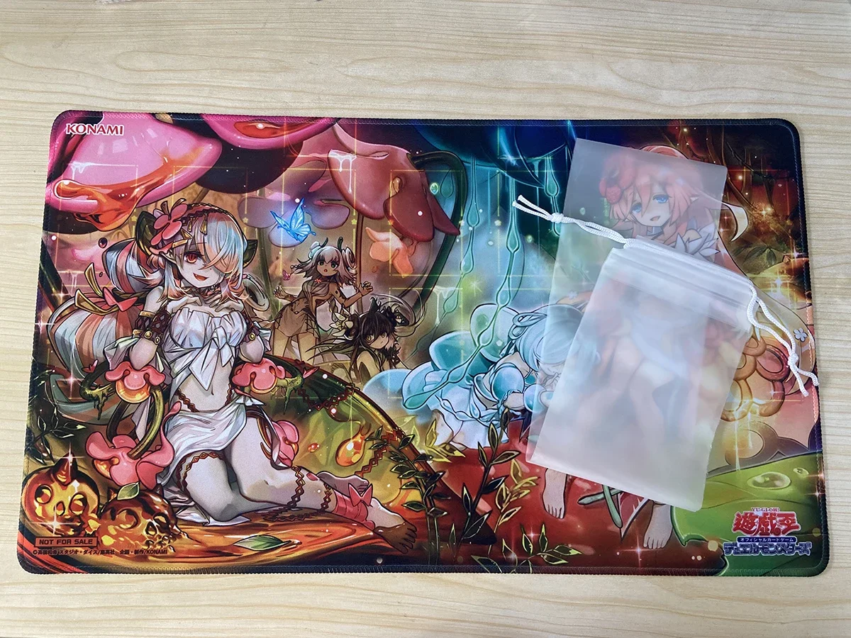 YuGiOh-Traptrix-Pinguicula-Playmat-Traptrix-Rafflesia-TCG-Mat ...