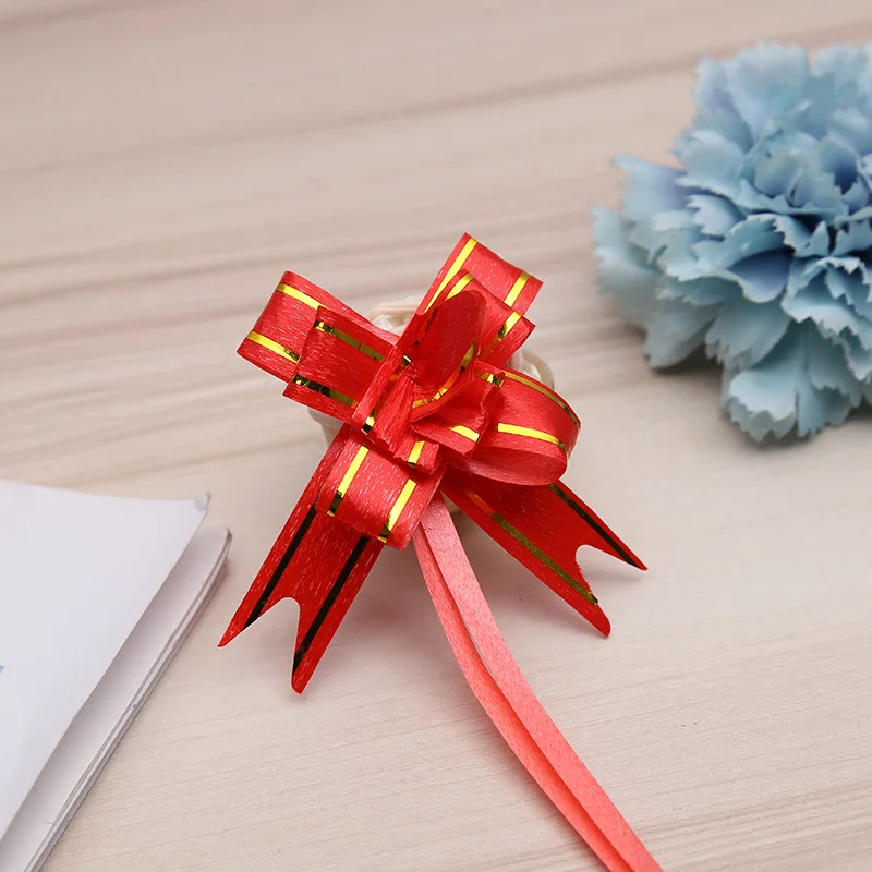 50-100Pcs-Colorful-Pull-Bows-Ribbons-Flower-for-Candy-Gift-Packing-Box ...