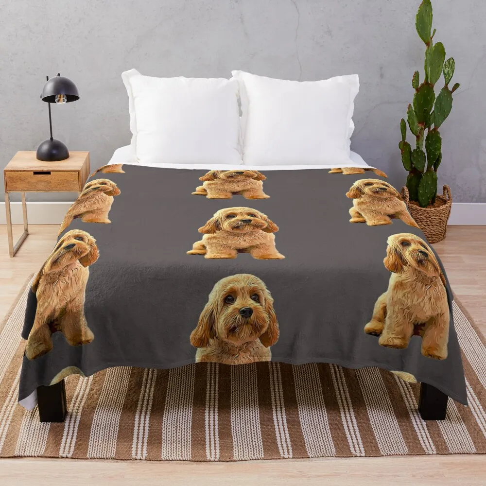 Cavapoo Doodle Cavoodle blanket - gifty hub