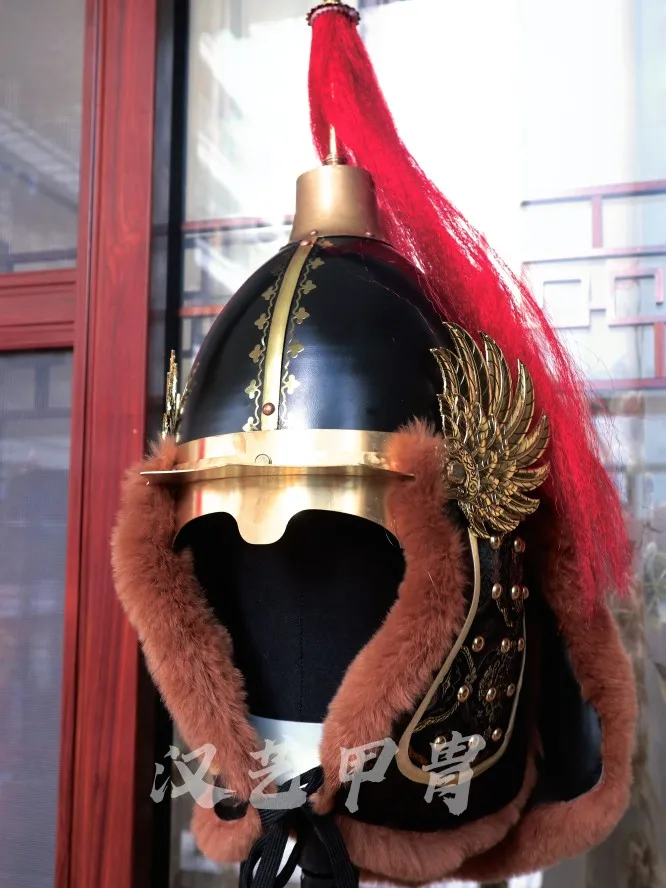 Chinese-Ming-Dynasty-Armor-Helmet-Frontier-Force-Man-Iron-Military-Hat ...