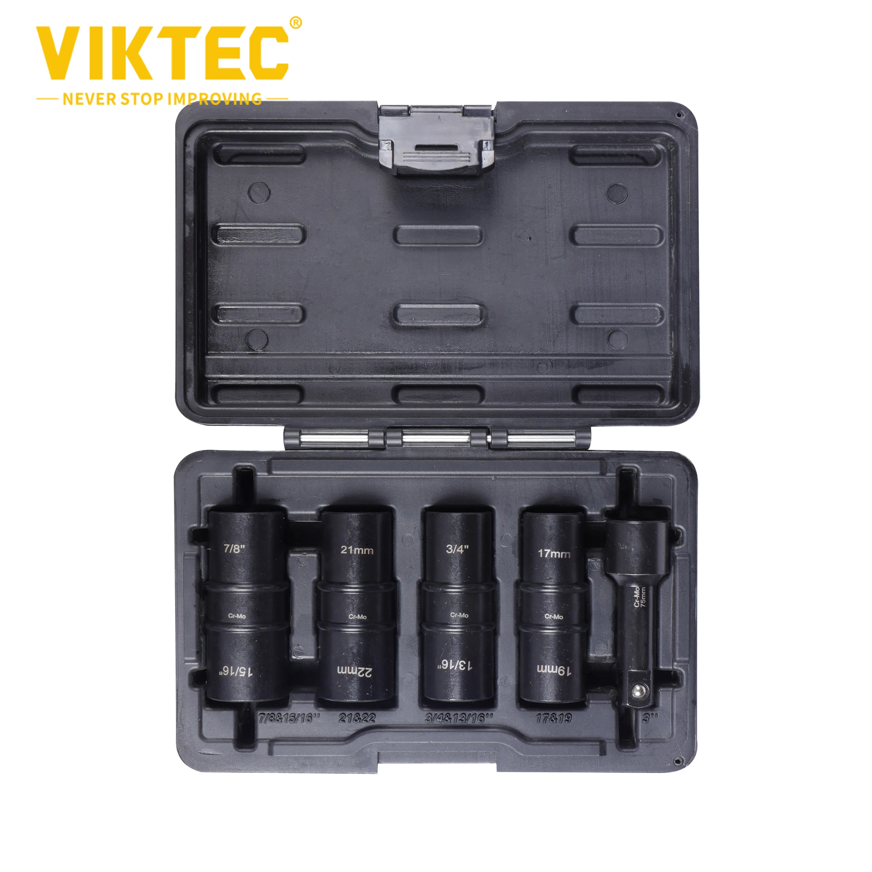 5Pcs-Lug-Nut-Socket-Set-1-2-Drive-Wheel-Impact-Flip-Hex-Socket-17-19mm ...