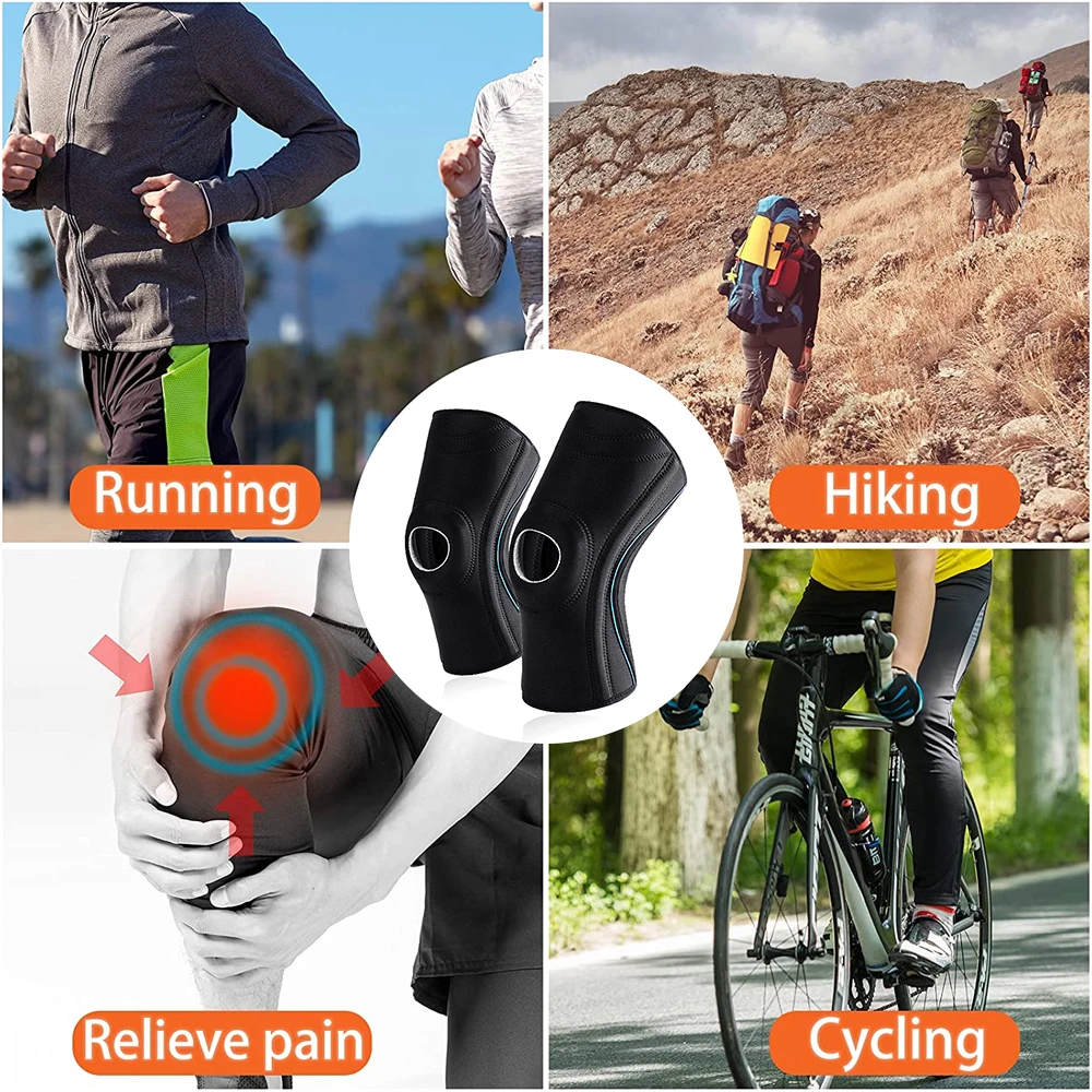 Protège-genou,Genouillères élastiques à Compression, protection des ...