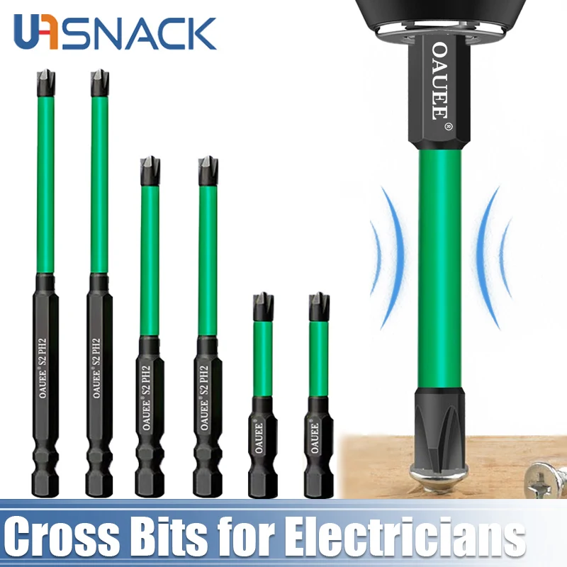 65/110/150mm Magnetic Special Slotted Cross Screwdriver Bit Alloy Steel ...