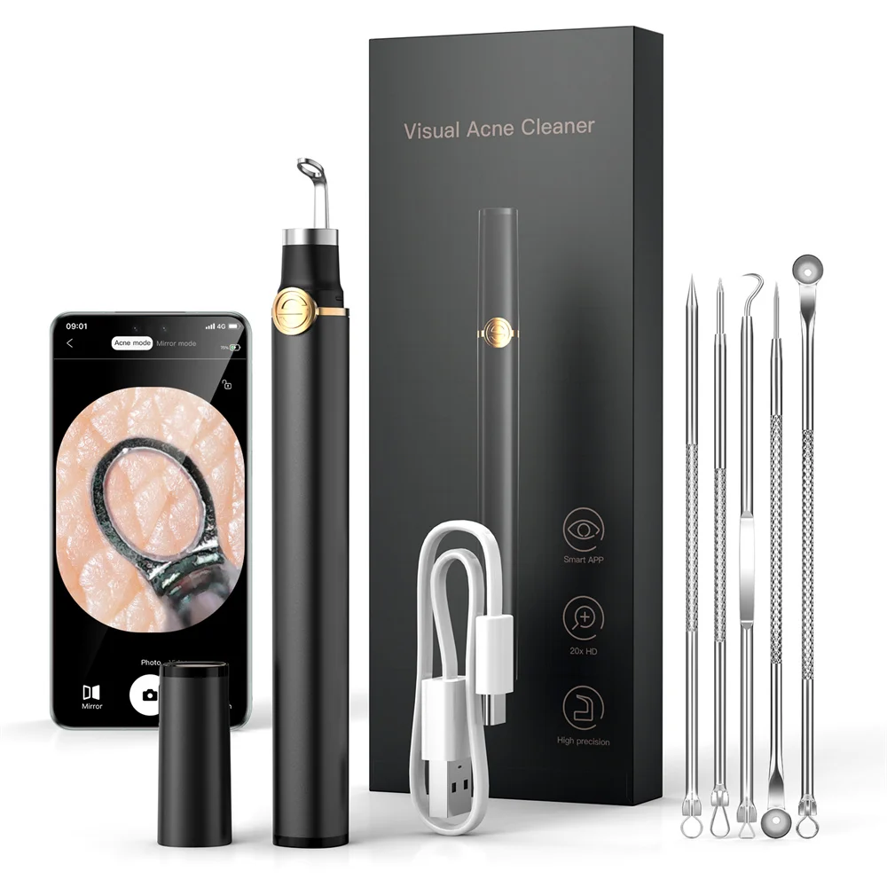 Smart-Visual-Acne-Needle-with-20X-Camera-Blackhead-Pore-Cleansing ...