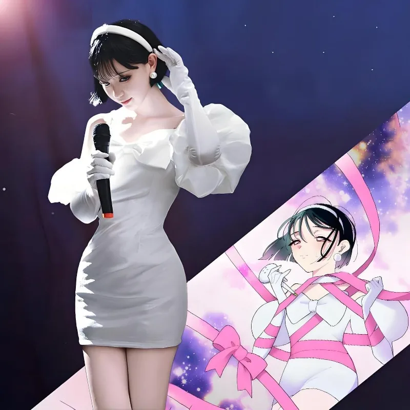Sua Cosplay Clothing Anime Alien Stage Cosplay Costume White Dress Full ...