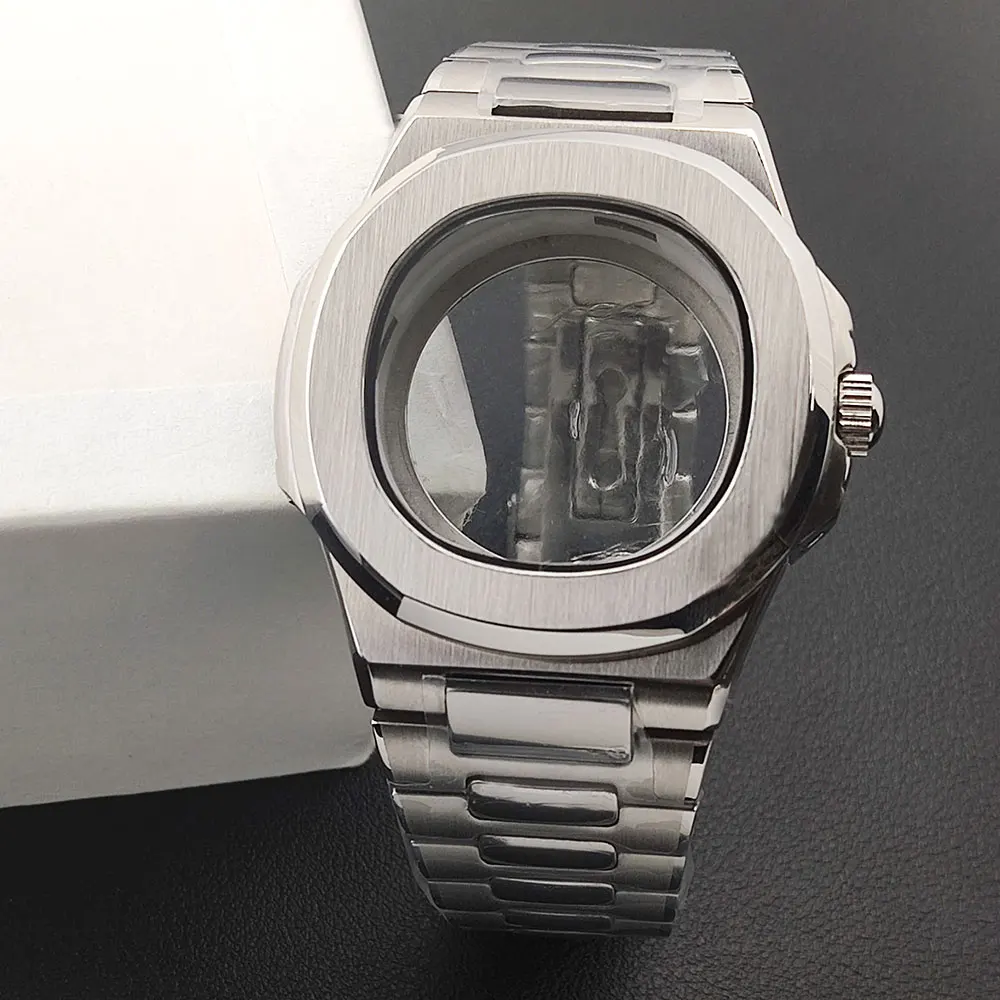 NH35-Case-43mm-silver-case-Men-Watch-Accessories-Stainless-Steel-Case ...