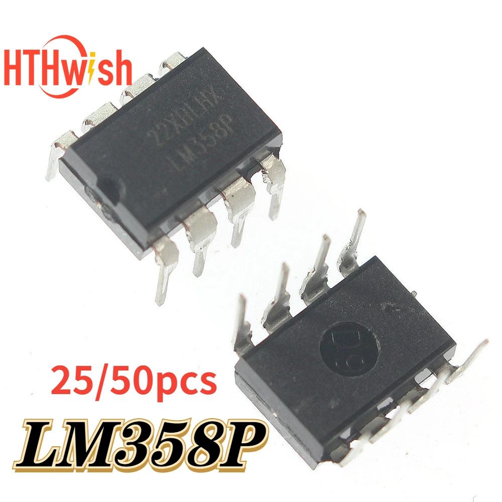 25-50-Uds-LM358P-DIP8-circuitos-integrados-IC-Chip-componente-electr ...
