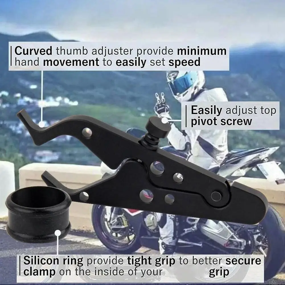Universal-Motorcycle-Cruise-Control-Clip-Assist-Tool-Alloy-Speed-Clamp ...