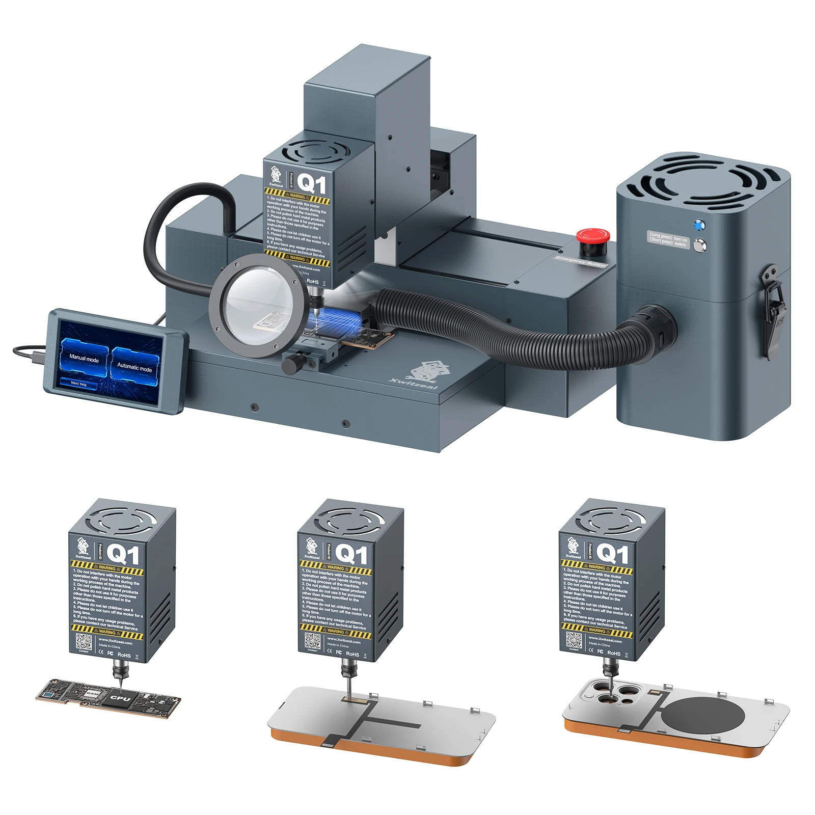 YAKE-CNC-Grinding-Machine-Automatic-Industrial-BGA-Chip-Grinder ...