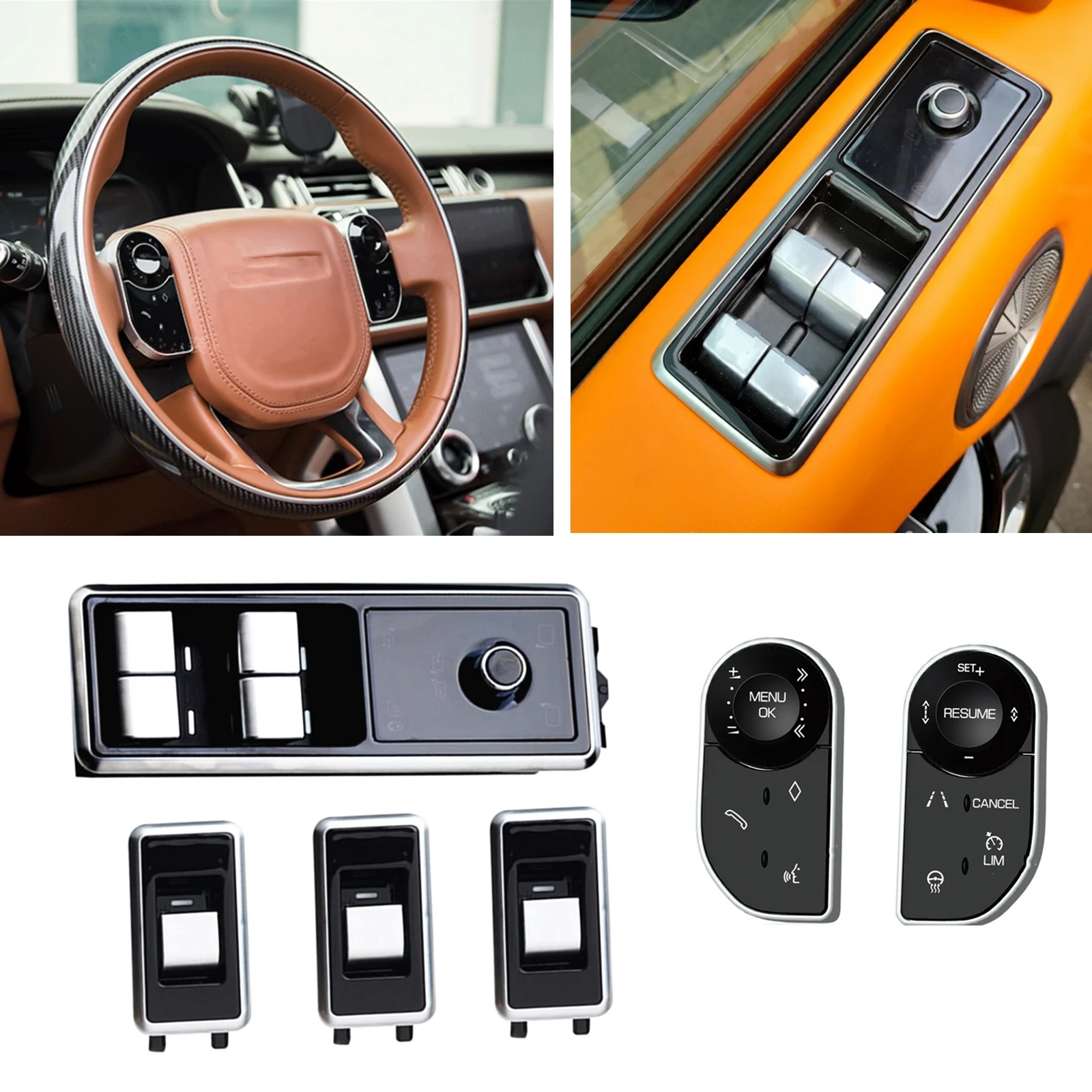 LCD-Steering-Wheel-Control-Button-Window-Digital-Switch-Retrofit-Kit ...